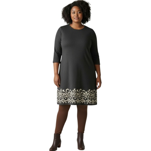 Jessica Howard | Dresses | Jessica Howard Plus Sweater Knit Dress Plus ...